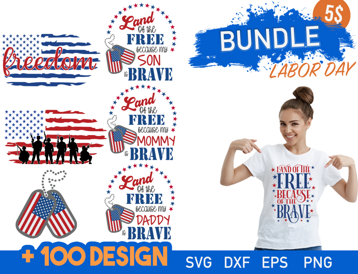 Free Labor Day BUNDLE - Patriotic Bundle - Bundle Cricut