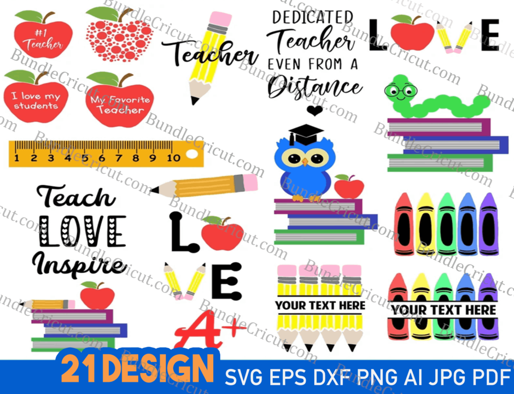 Teacher SVG Bundle - Bundle Cricut
