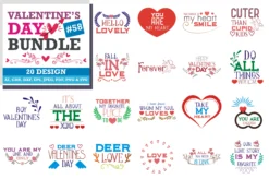 Mega Bundle Valentine's Day, Valentines day svg designs - Bundle Cricut