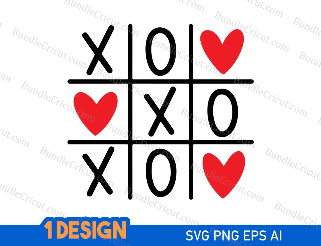 XOXO png, xoxo svg, xoxo heart svg - Bundle Cricut