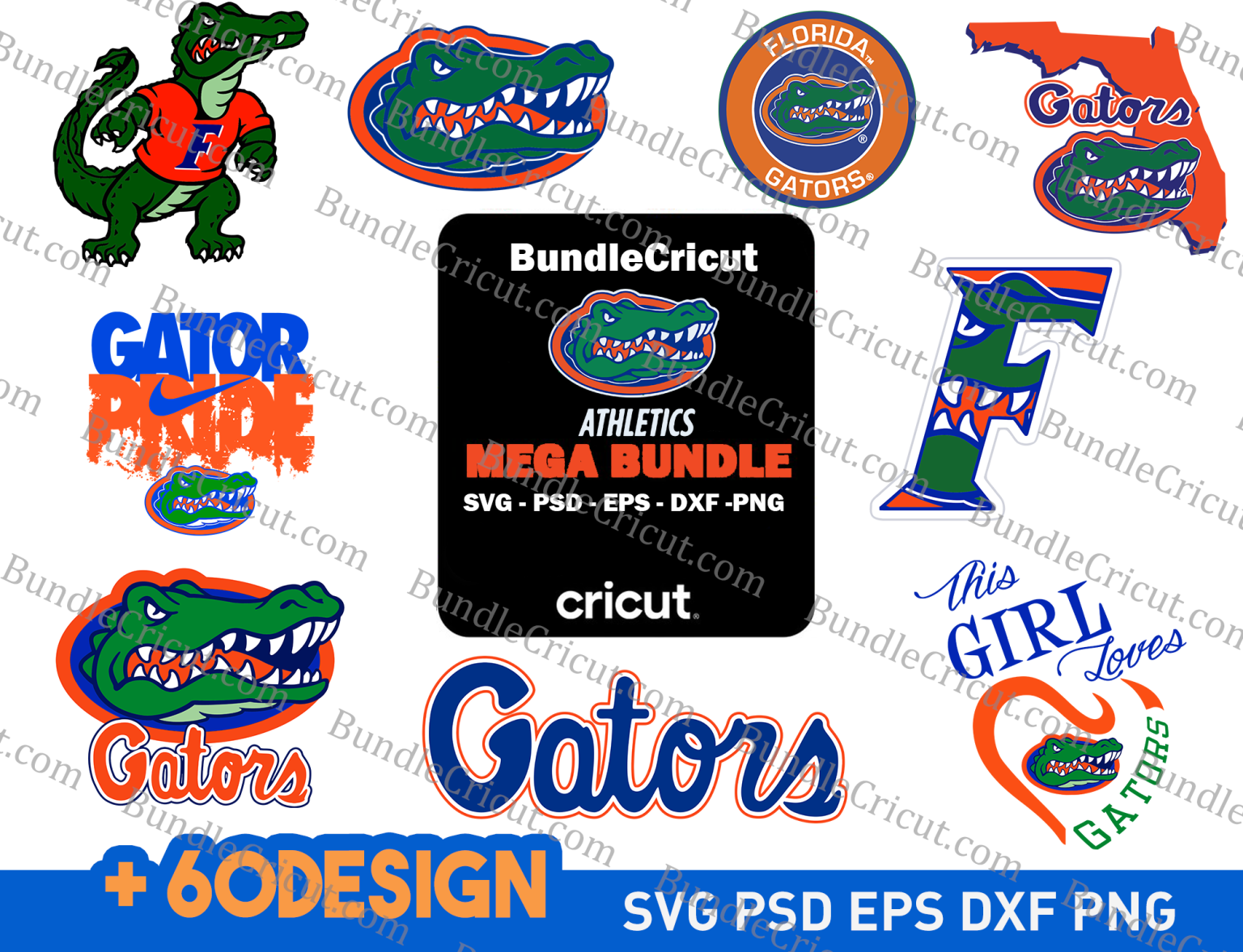 Florida Gators Svg Bundle, NCAA Football Svg, University of Florida Svg ...