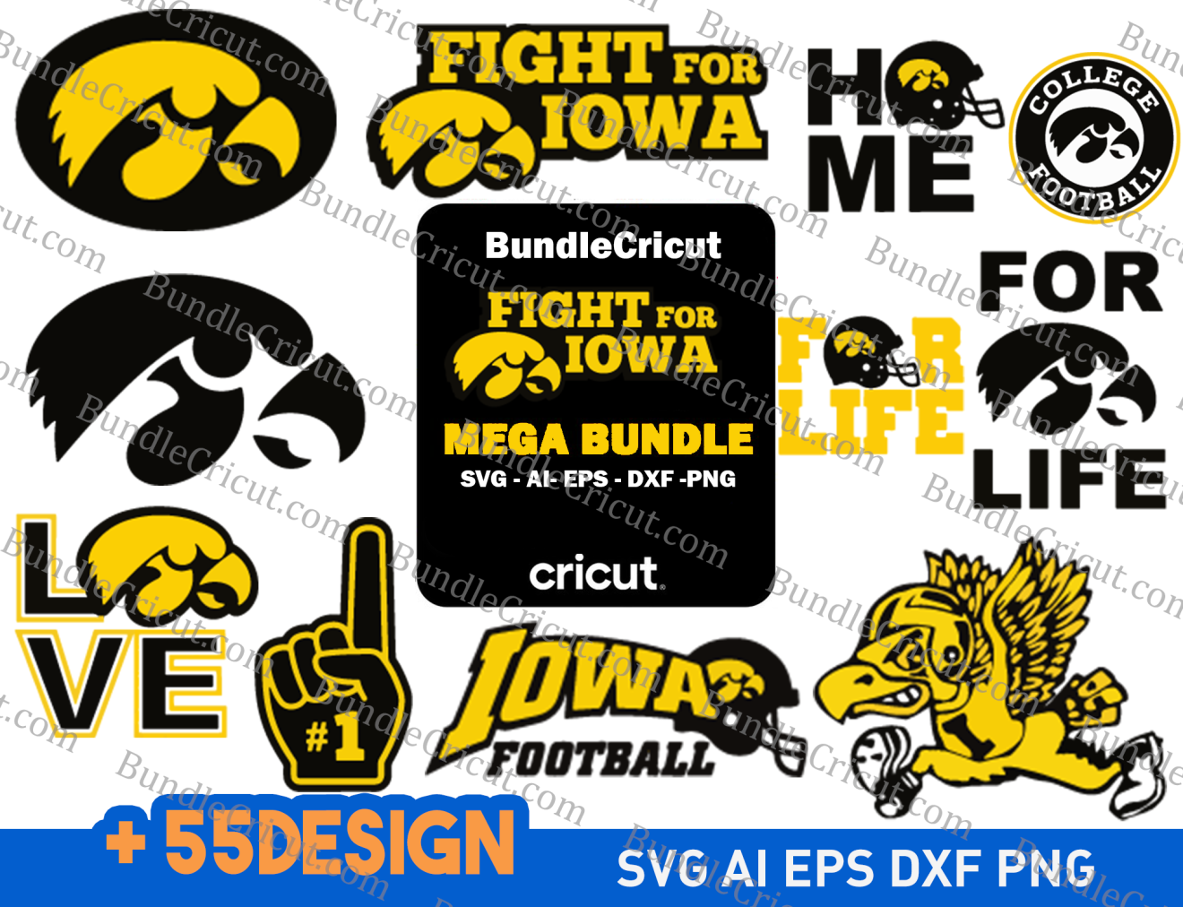 Fight For Iowa Svg, Fight For Iowa Bundles svg,NCAA Football Svg, NCAA ...