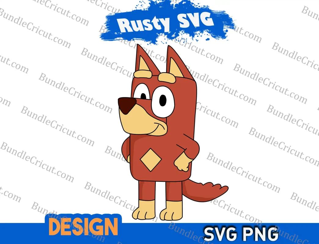 Bluey Rusty Svg [ Download Now ️ ]